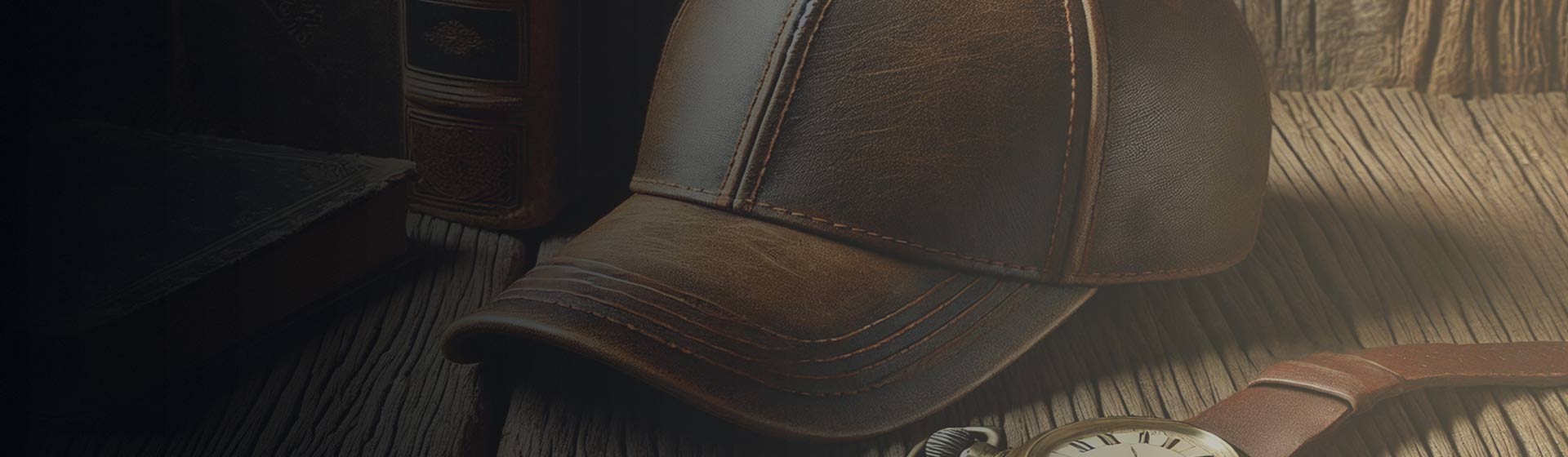 Leather Baseball Caps for Men | Vintage Leder