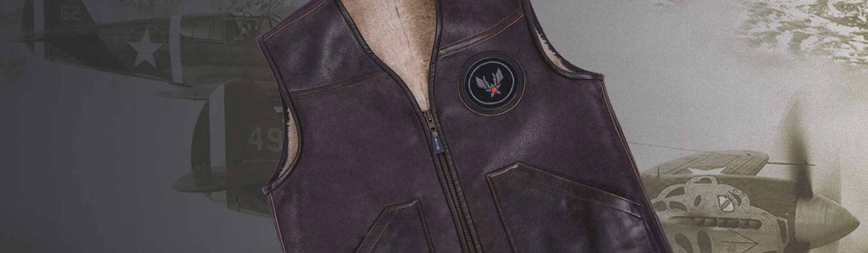 Leather and Sheepskin Vests for Men | Vintage Leder online store