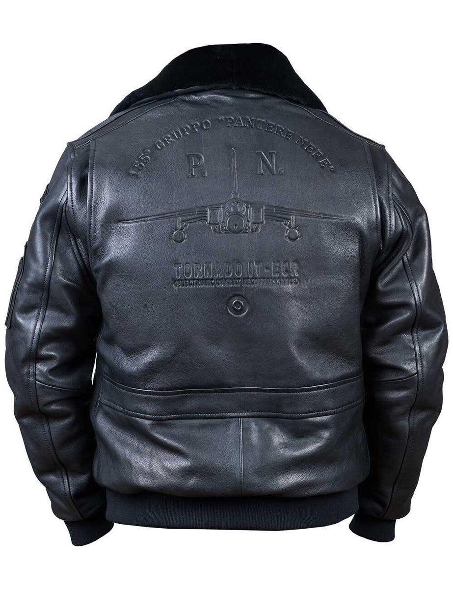 B-15 Tornado Flight Leather Jacket black Art. 305 | Vintage Leder