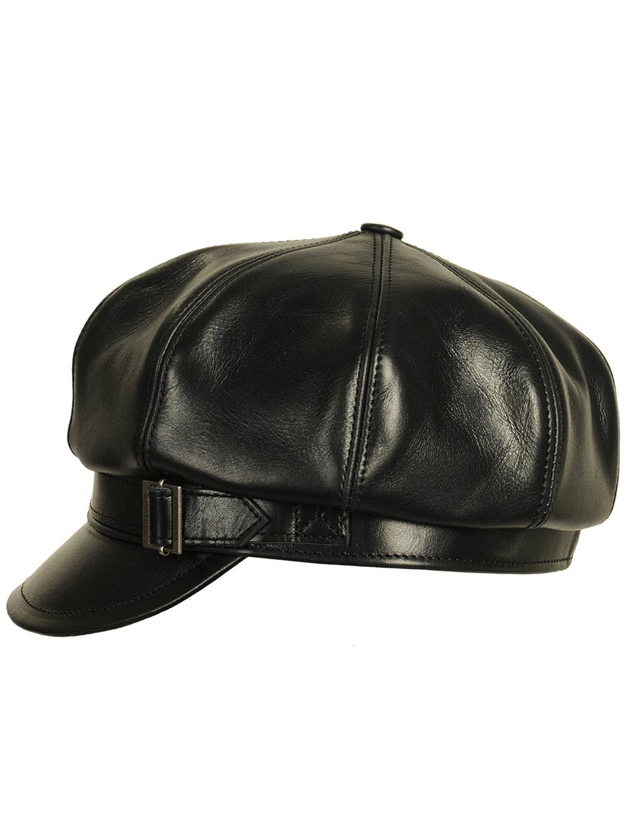 Leather Newsboy Hats for Men | Vintage Leder